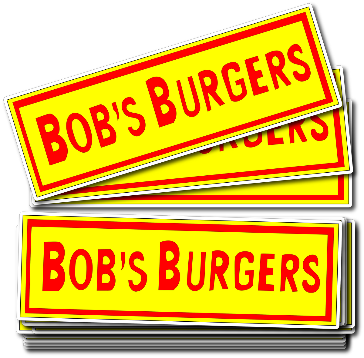 Bob's Burgers Sign Vinyl Sticker – Five Monkey Print Shop