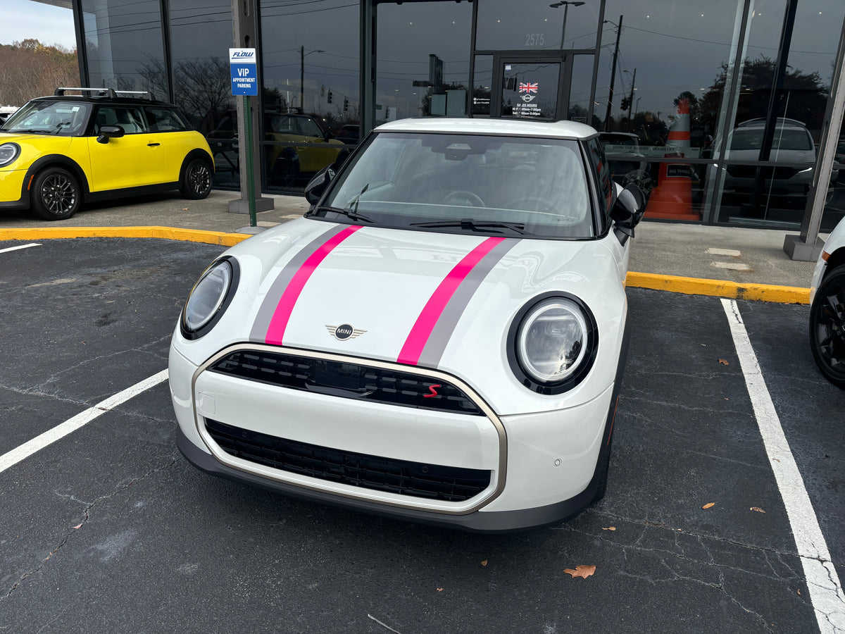 Mini Cooper Hood Decals (Set of 2) – Five Monkey Print Shop