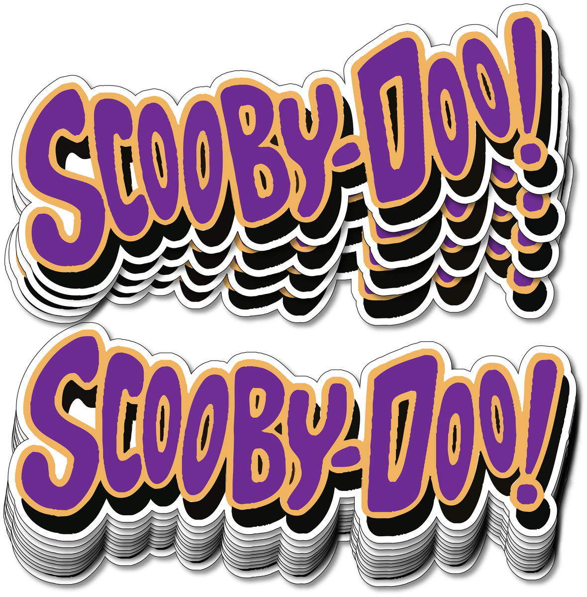 Scooby-Doo Vinyl Sticker – Five Monkey Print Shop